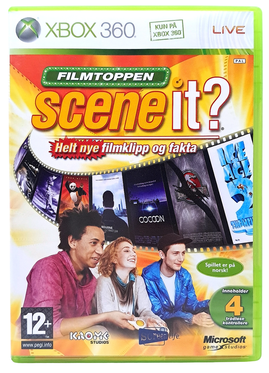 Kjøp Filmtoppen - Scene it? - Xbox 360 spill | Level Up Spill