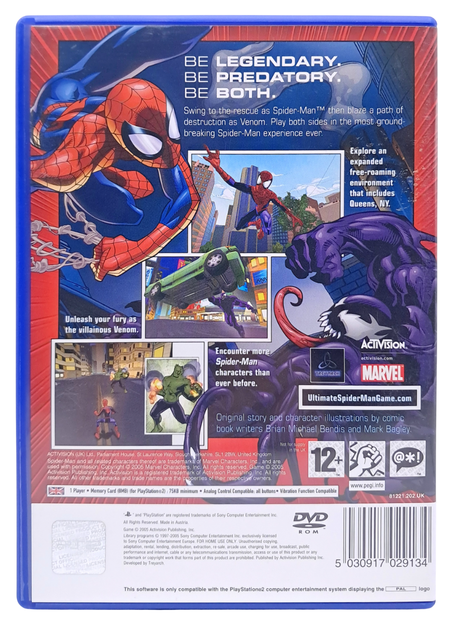 Kjøp Ultimate Spider-man - Playstation 2 spill (PS2) | Level Up Spill